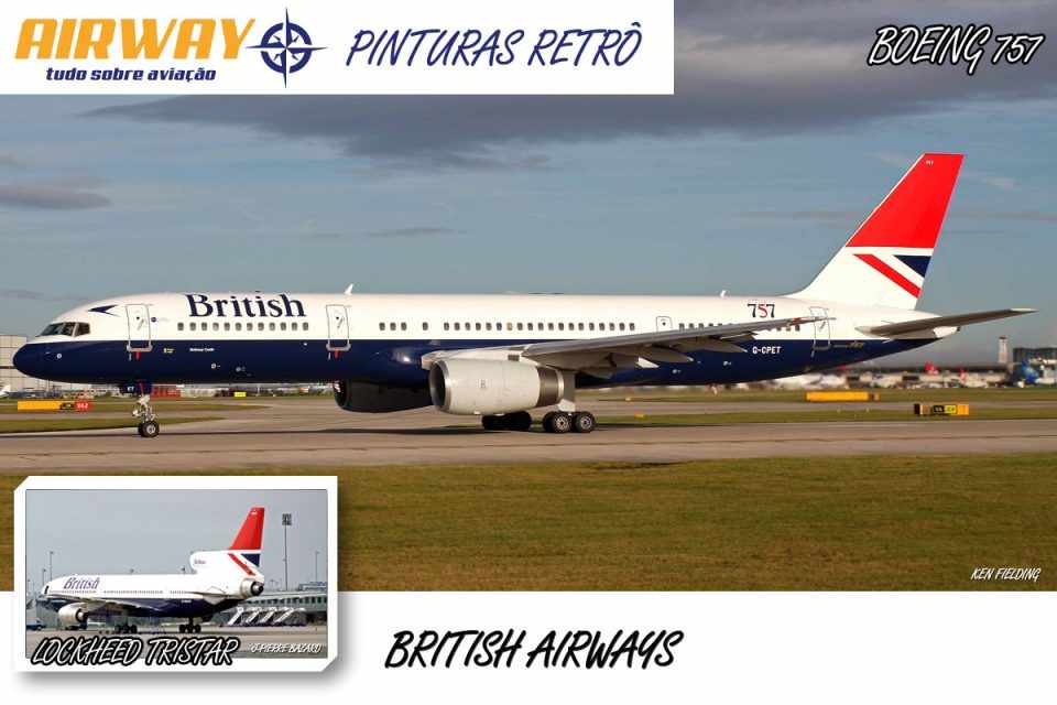 Conheça as pinturas "retrô" das companhias aéreas - Airway