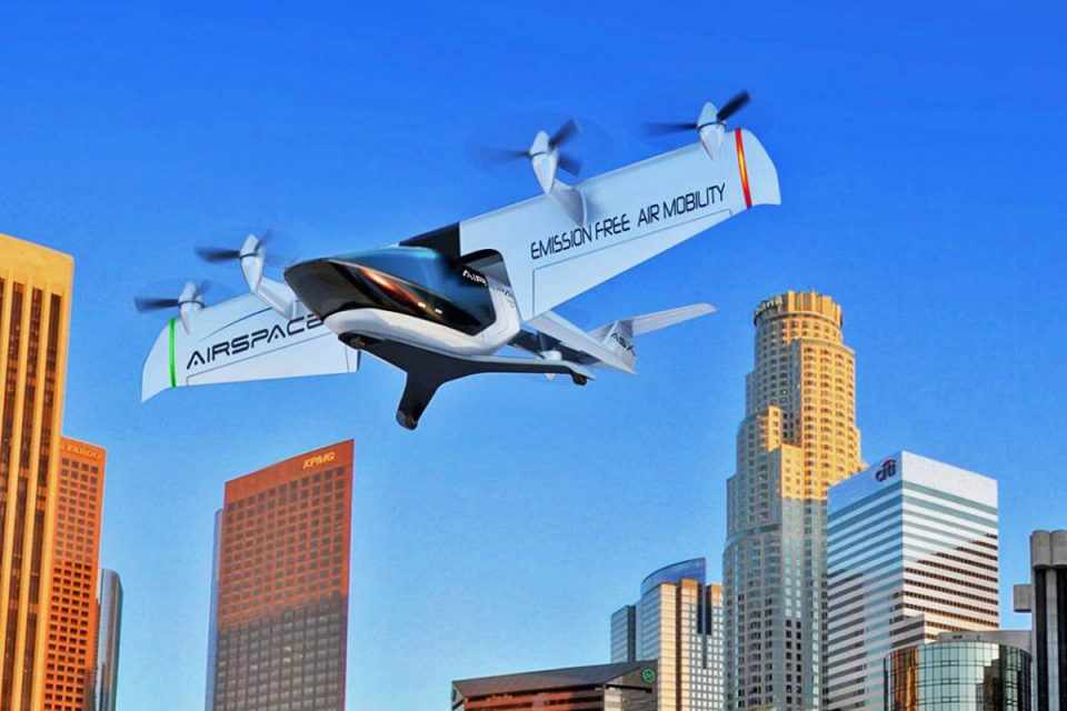 Empresa americana revela drone de passageiros em salão de carros - Airway