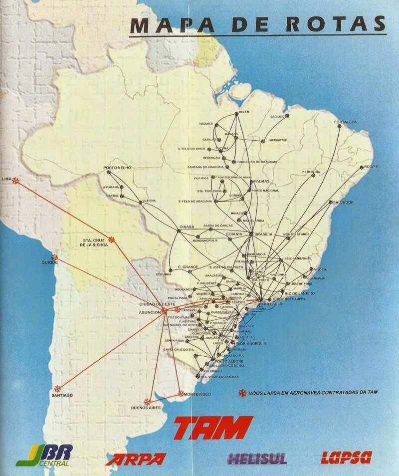 TAM: de empresa caipira à companhia aérea internacional - parte 2 - Airway