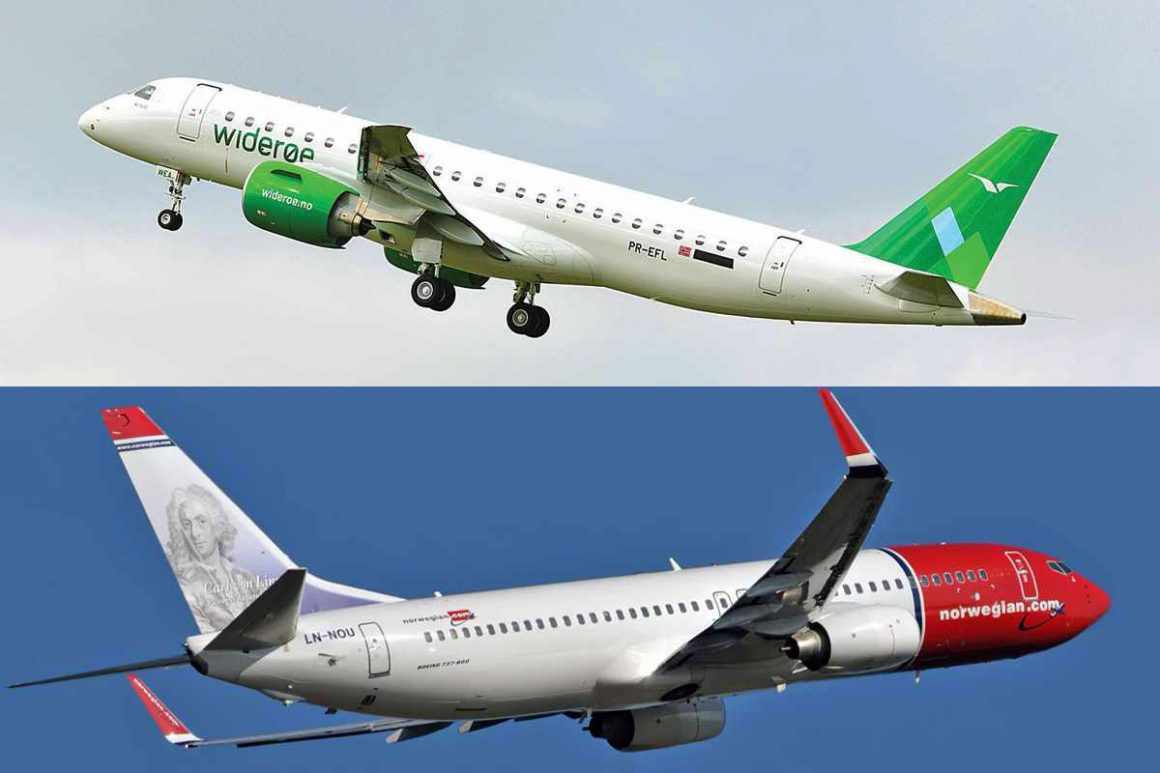 Norwegian Air comprou a Widerøe, primeira cliente do Embraer E2 - Airway