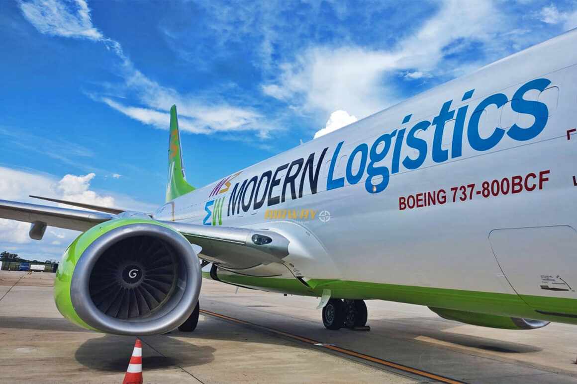 Modern Logistics estreia seu primeiro Boeing 737-800BCF - Airway