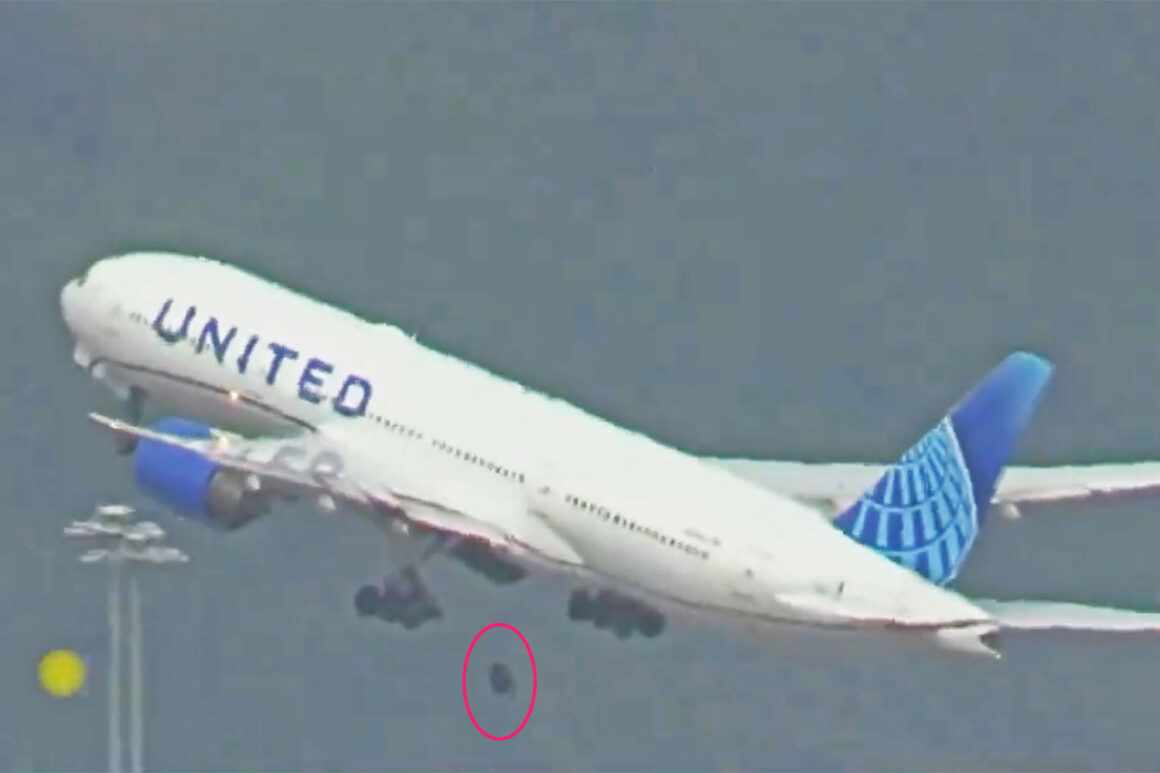 Pneu de Boeing 777 da United se solta e destroi carros após decolagem ...
