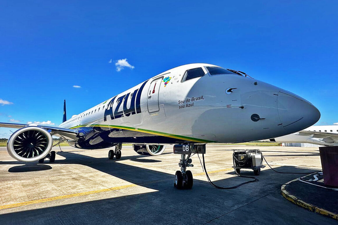 Azul recebe primeiro Embraer E195-E2 de 2025 - Airway